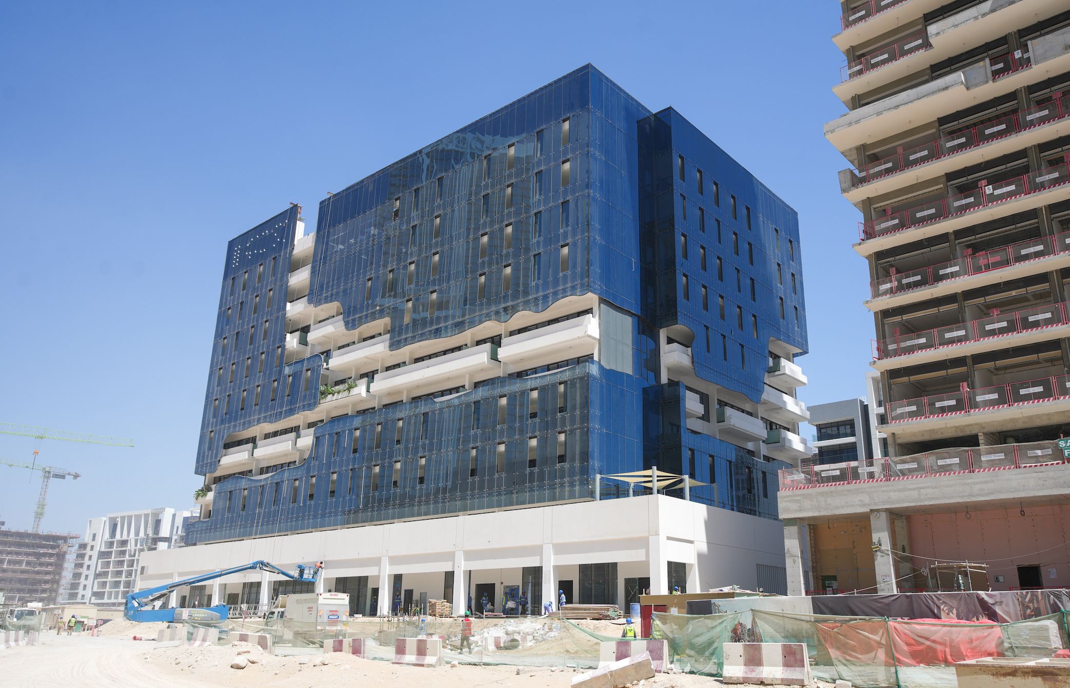 Azizi Azure, part of the fourth phase of Riviera, hits 94% construction milestone | Al Bawaba